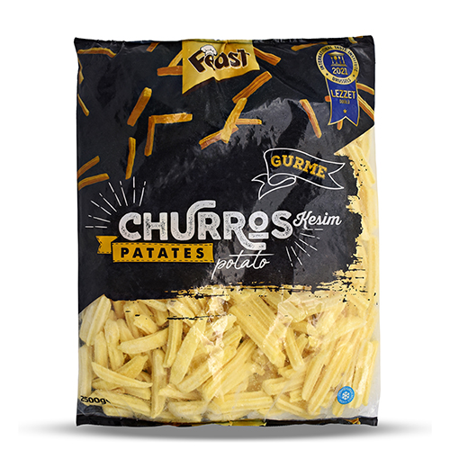Food & Fruits | FEAST IQF CHURROS CUT FRENCH FRIES 10x10 MM 6x2,5 KG